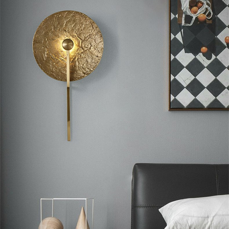 Post-Modern Luxury Simple Copper Wall Sconce - CharmyDecor - CharmyDecor