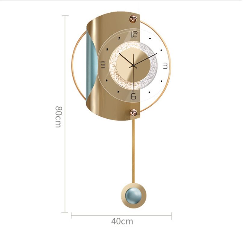 Modern Backlit Metal Wall Clock - Statement Piece – CharmyDecor