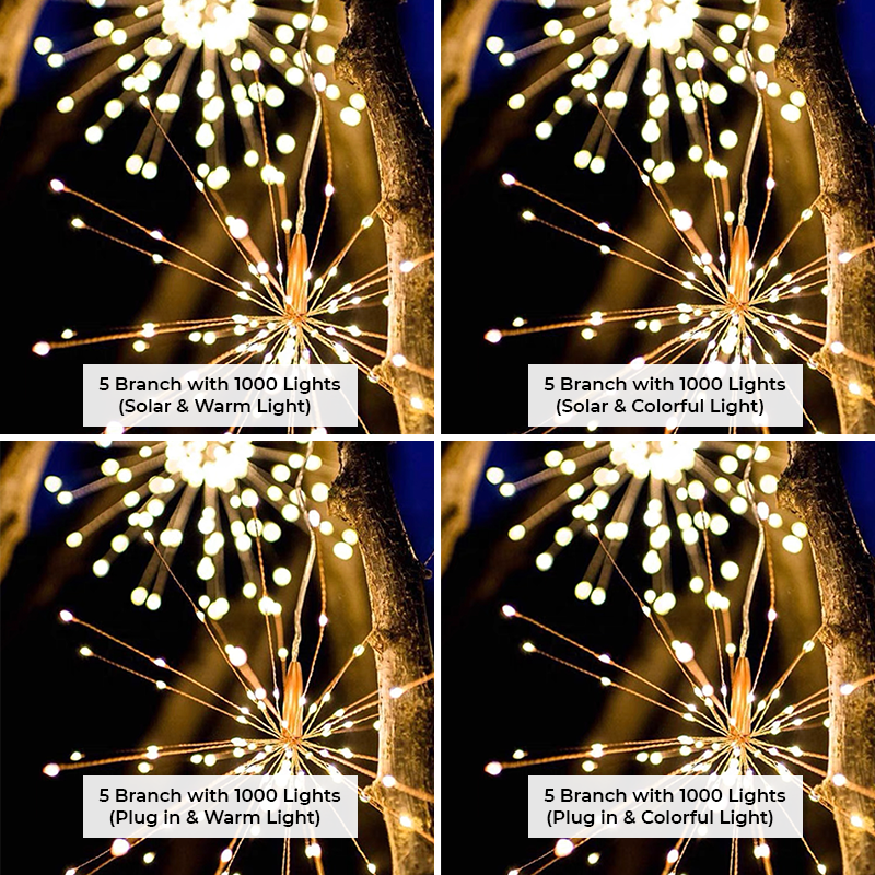 Plastic Firework LED Fairy String Lamp - CharmyDecor - CharmyDecor