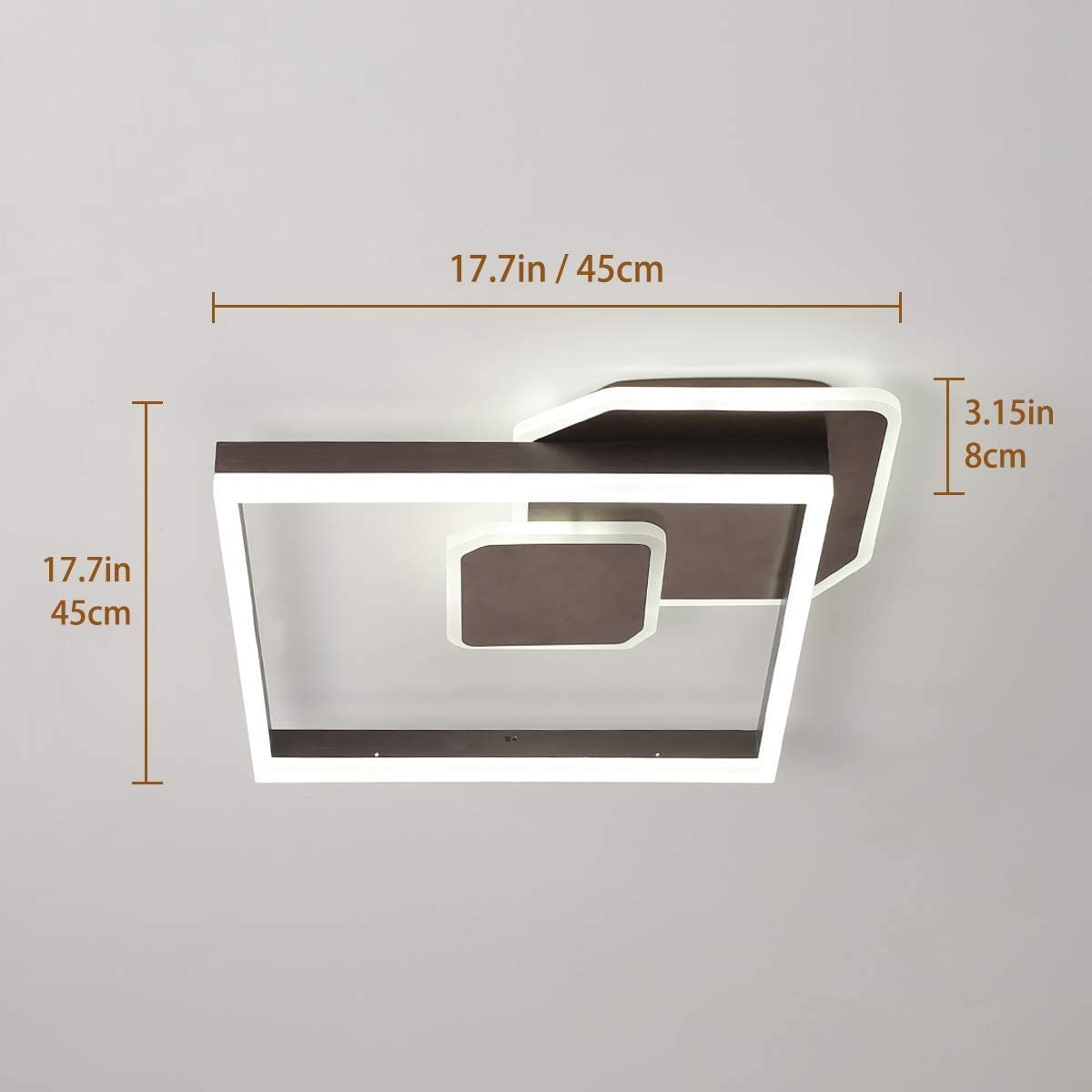 Square LED Flush Mount Ceiling Light - CharmyDecor - CharmyDecor