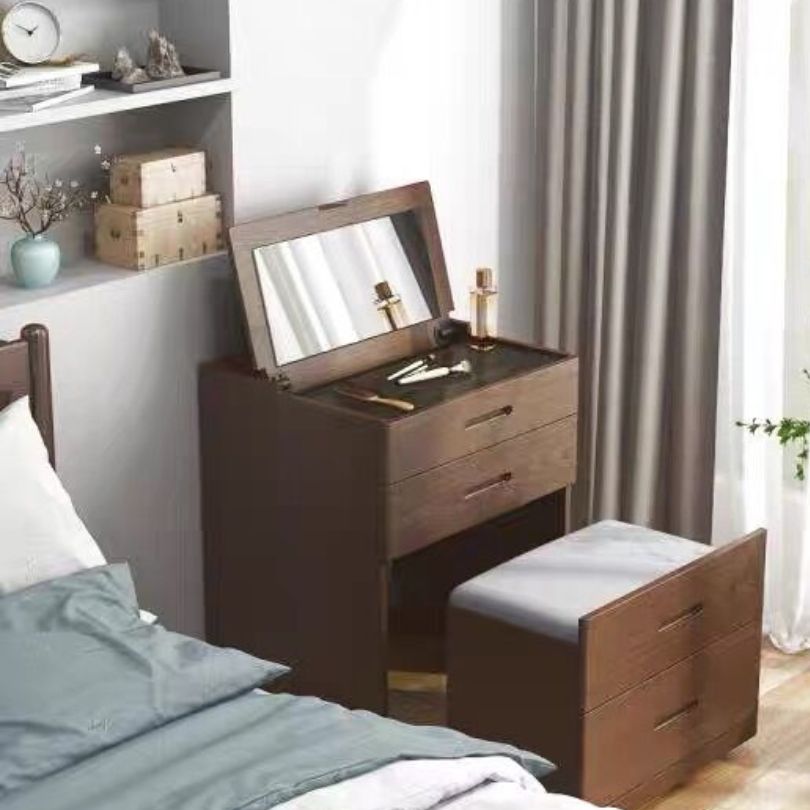 Modern Wooden Dressing Table Set - CharmyDecor