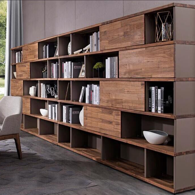 Modern Wooden Bookshelf